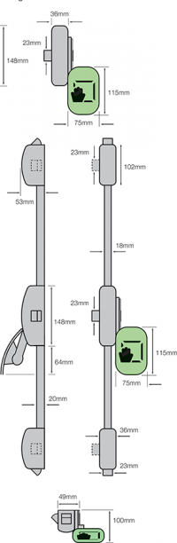 Modular Push Pads Emergency Exit Handles - DGS Group Plc.